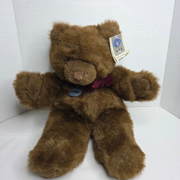 Gund | Toys | Vintage Gund Collectors Classic Plush Bear Chocolate ...